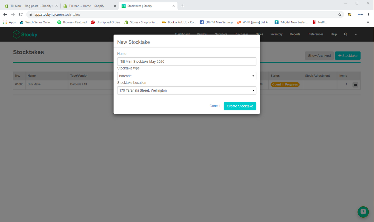 Shopify Stocktake using Stocky and Socket Mobile Scanner – Till Man NZ