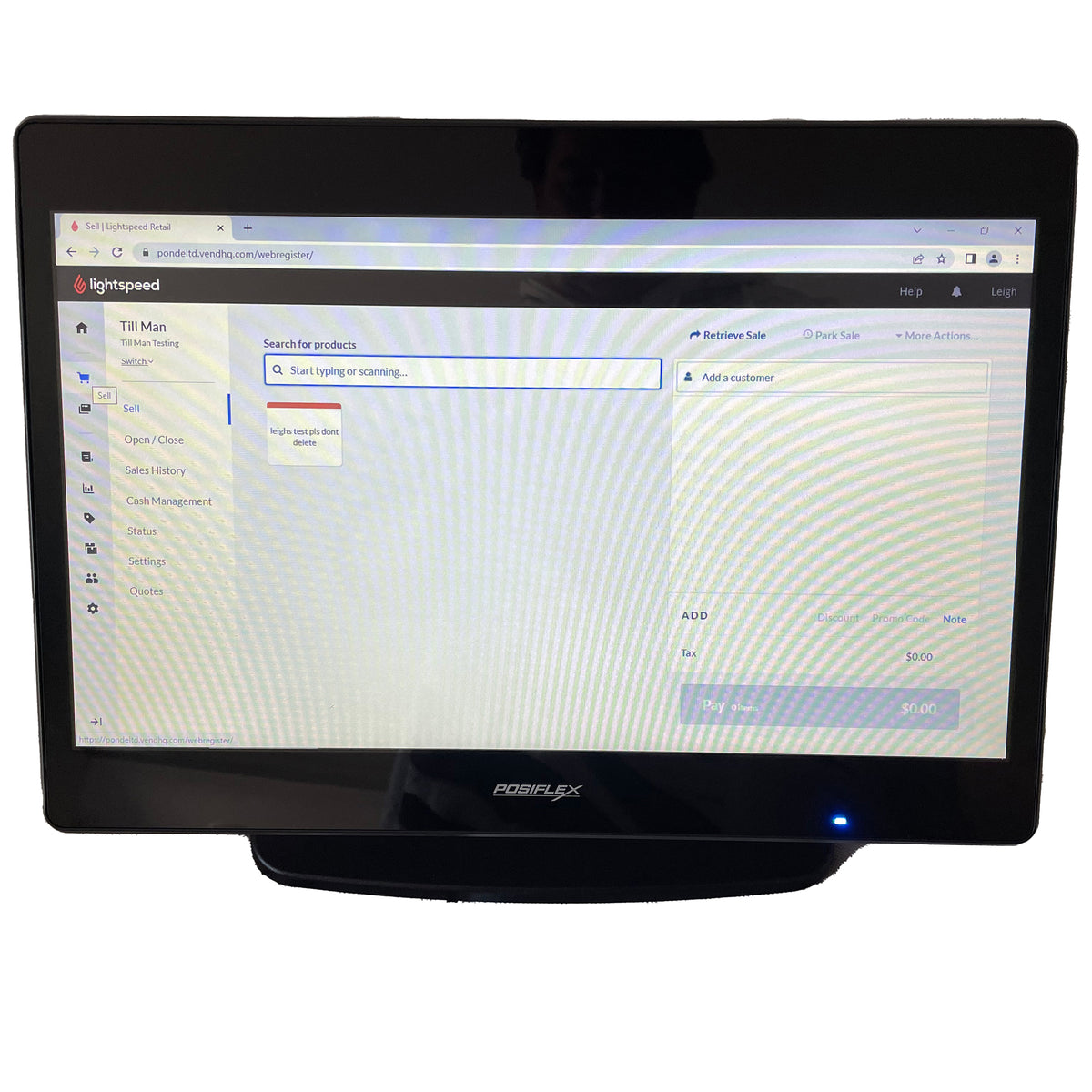 Posiflex 15" All In One POS Touch Screen System for Vend Lightspeed NZ ...